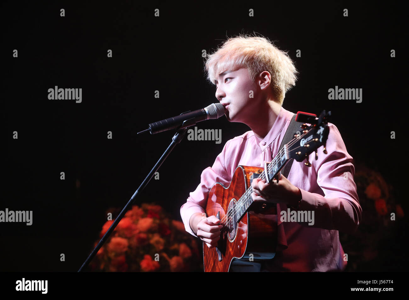 S. Korean singer Roy Kim South Korean singer Roy Kim performs during a ...
