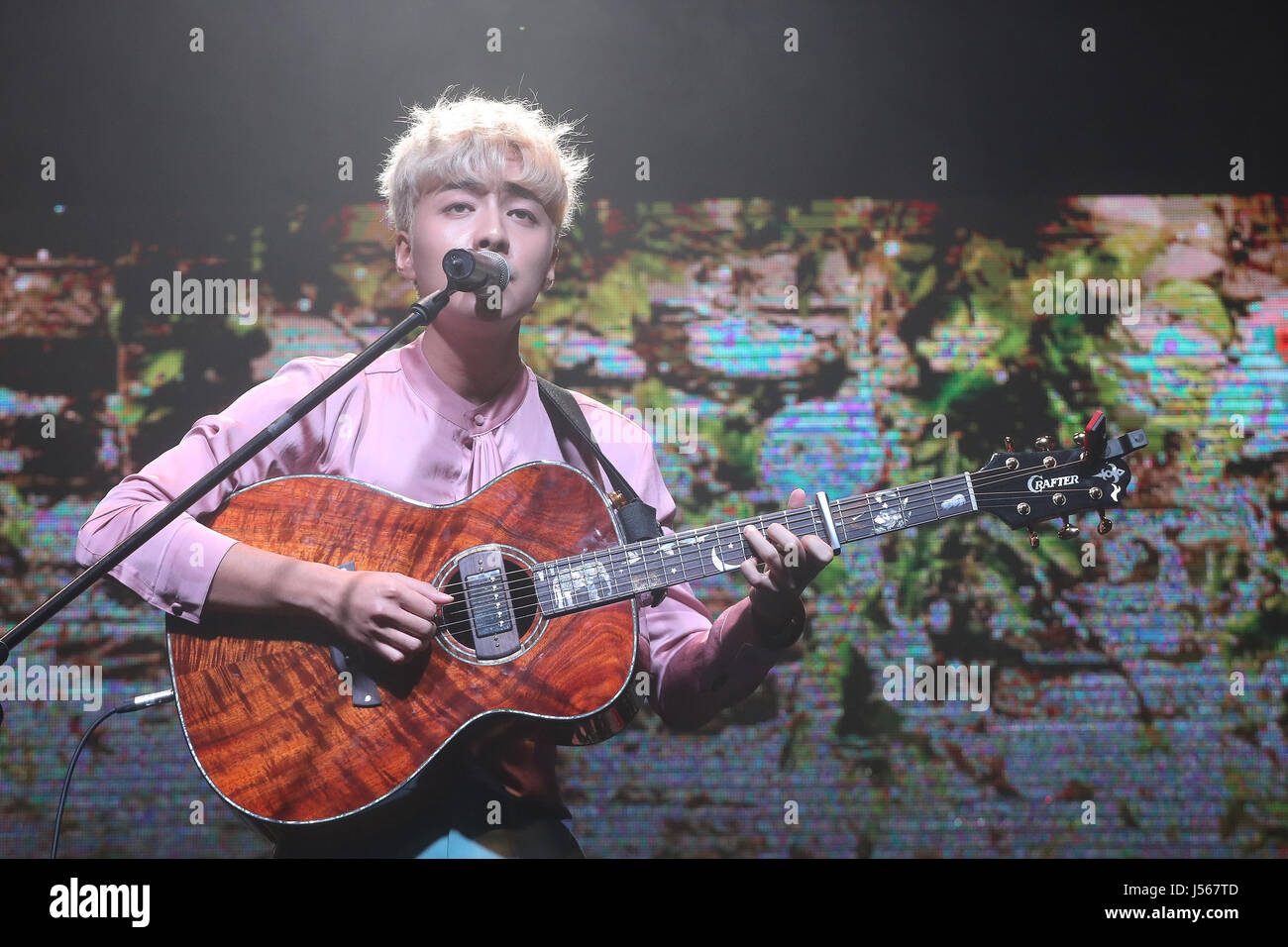 S. Korean singer Roy Kim South Korean singer Roy Kim performs during a ...