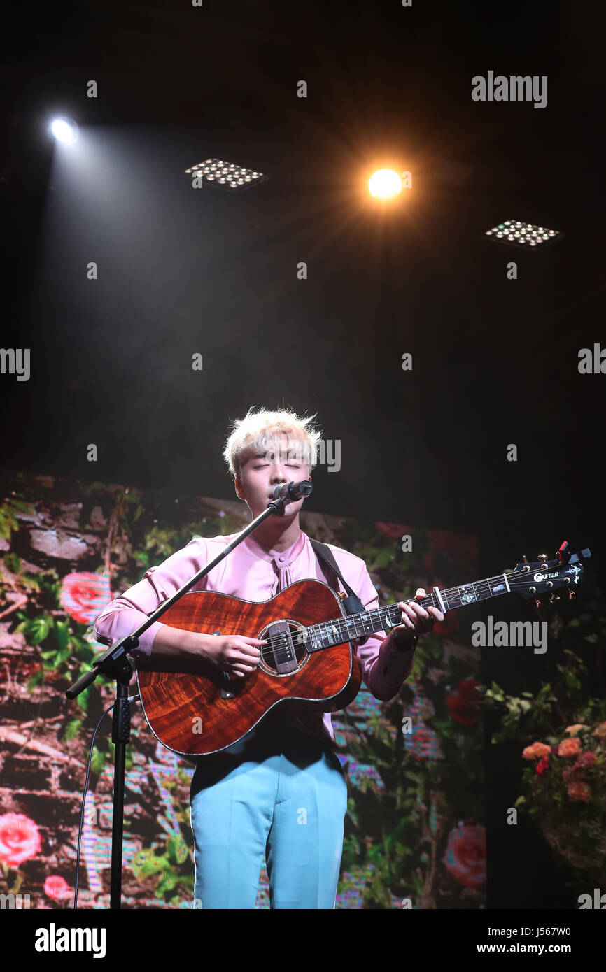 S. Korean singer Roy Kim South Korean singer Roy Kim performs during a ...