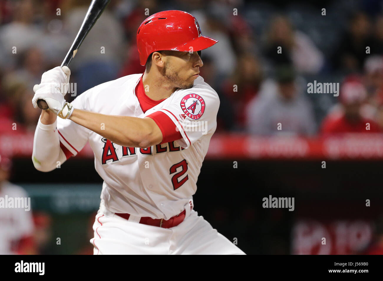Los Angeles, USA. 16th May, 2017. Los Angeles Angels shortstop ...