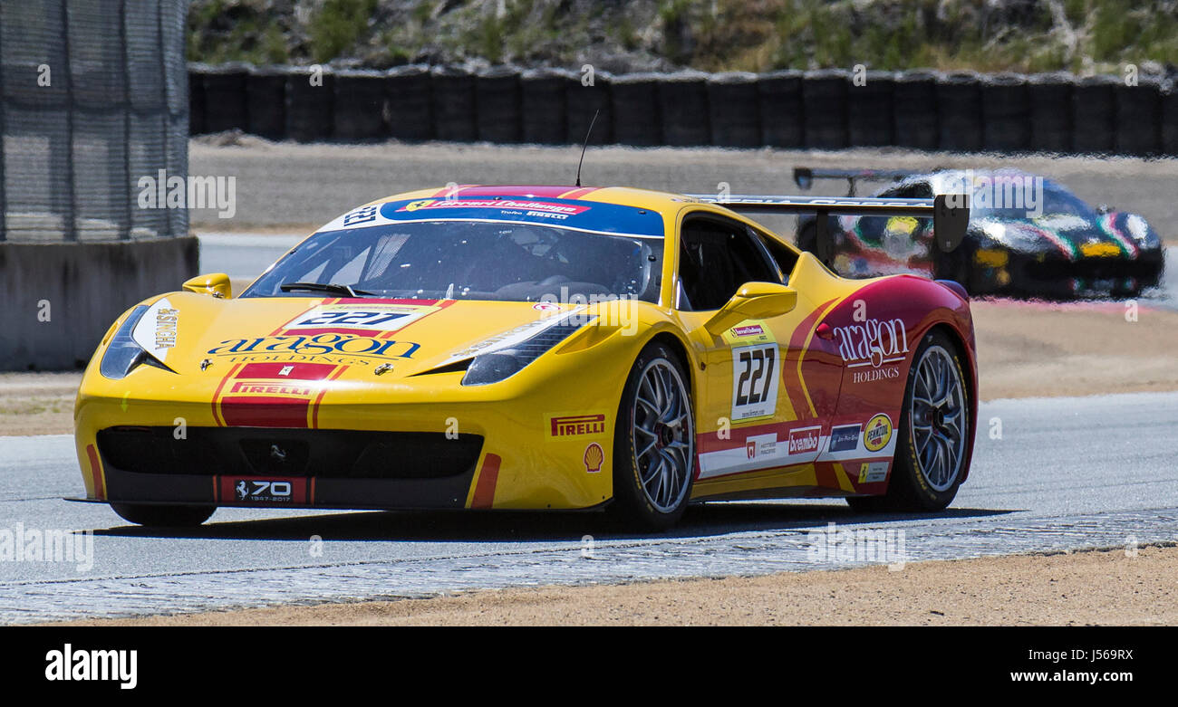 Monterey, CA, USA. 13th May, 2017. A. # 227 Lisa Clark tries to break ...