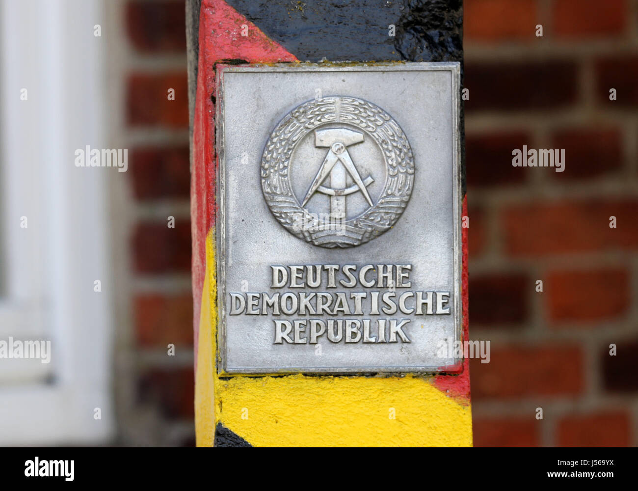 Coat Of Arms Of The German Democratic Republic High Resolution Stock ...