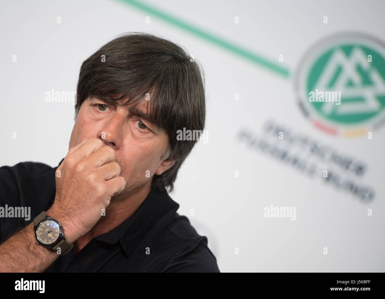 The manager of the German national football squad Joachim Loew attends ...