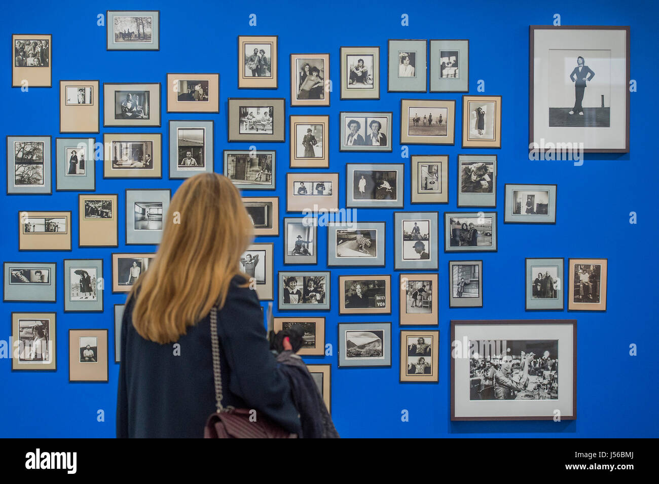 London, UK. 17th May, 2017. A wall of photos in the Atlas Gallery ...