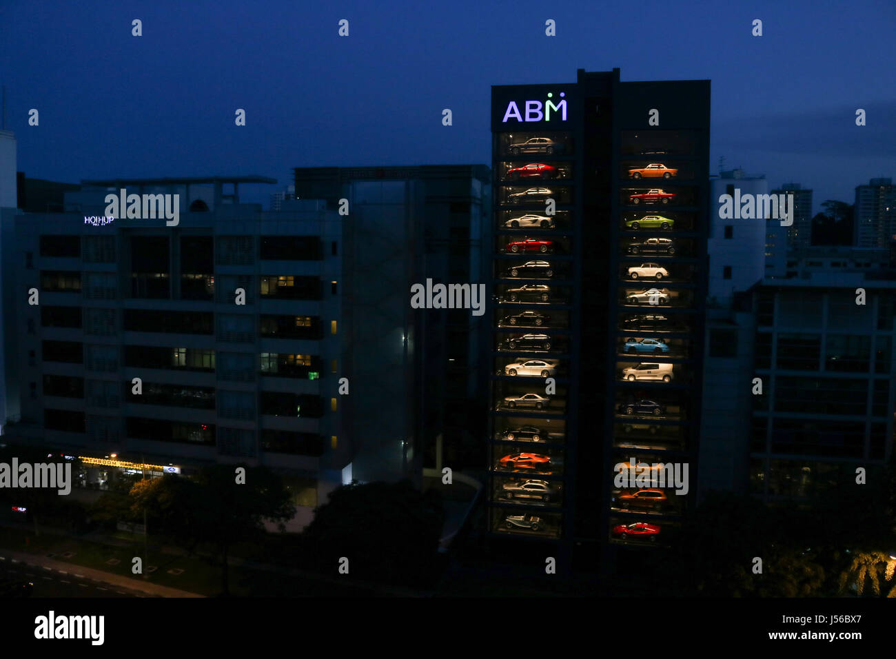 Singapore. 17th May 2017. A 15-story tower touted as the world's ...