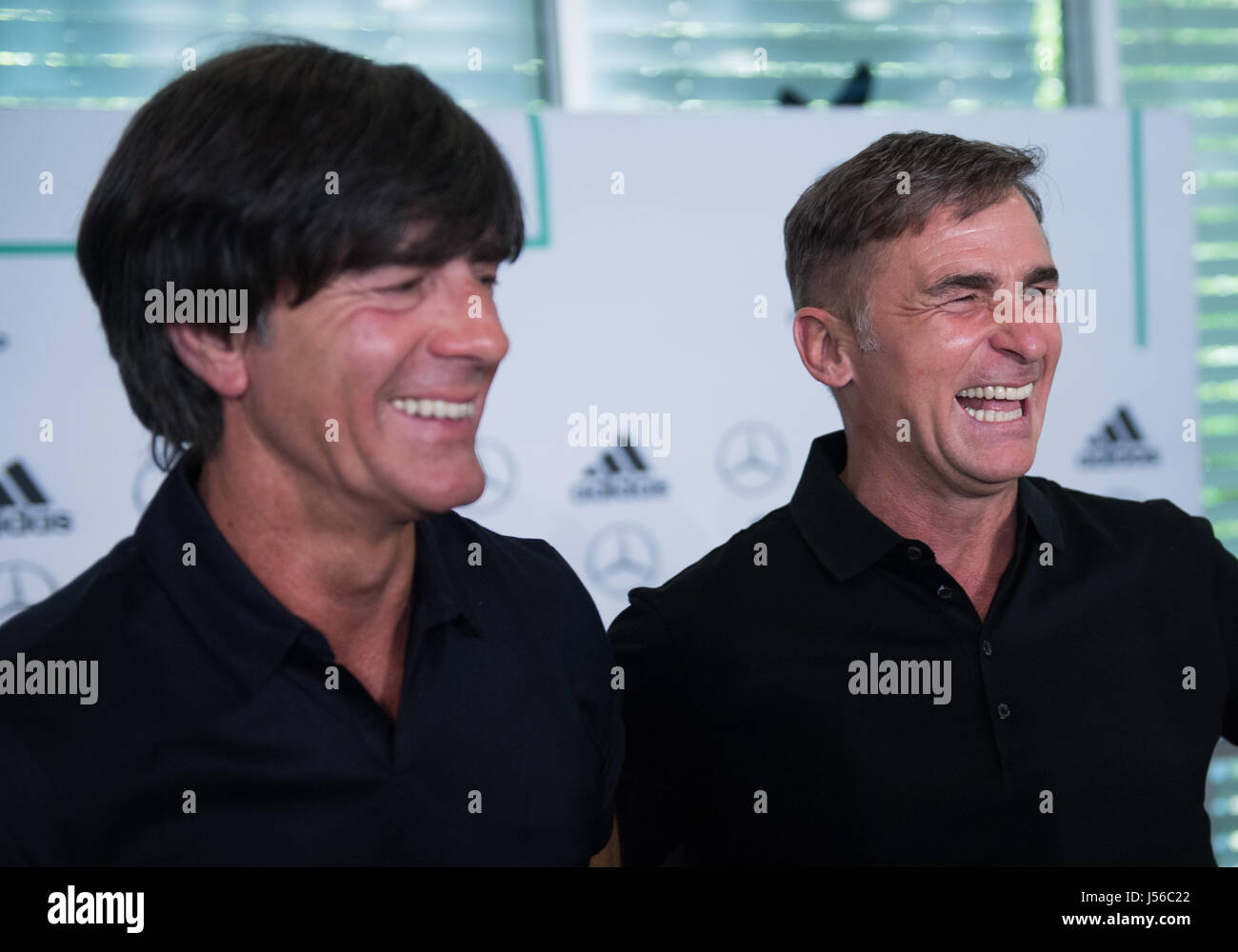 Frankfurt, Germany. 17th May, 2017. The manager of the German national ...