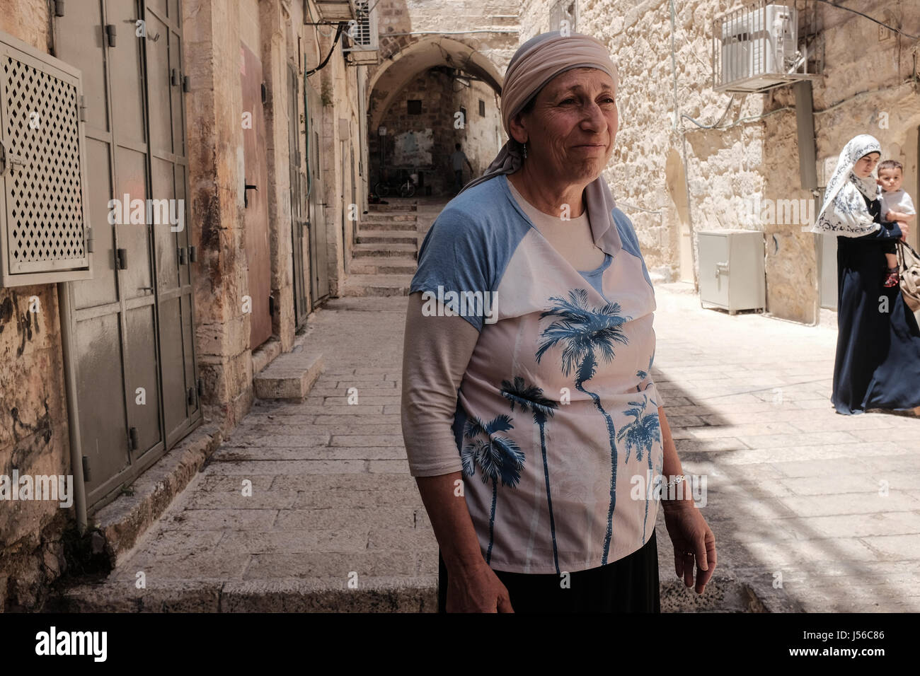 Jerusalem, Israel. 17th May, 2017. ESTHER STERNBERG stands outside her ...