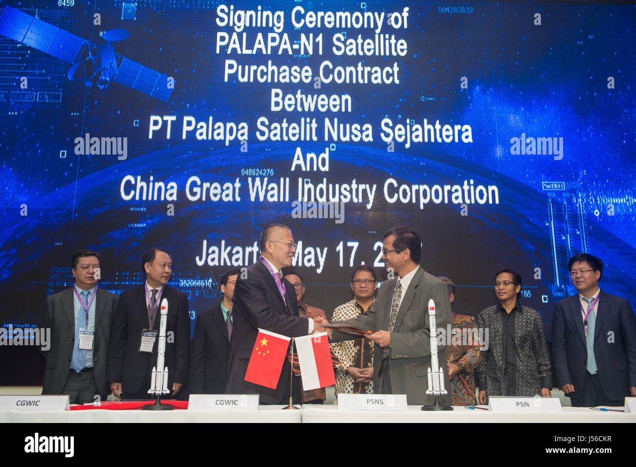 Jakarta, Indonesia. 17th May, 2017. Chinese firm China Great Wall ...