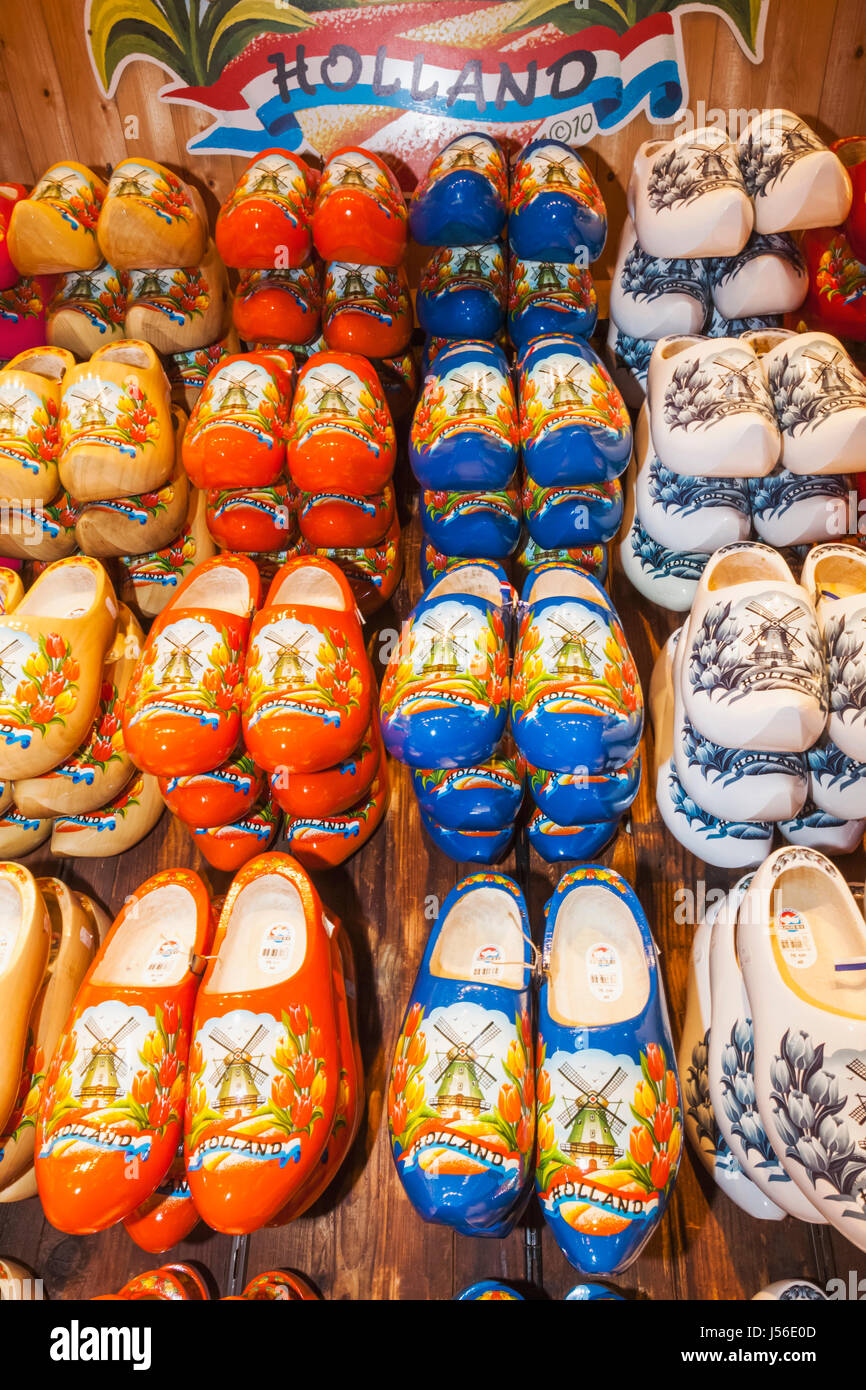 Europe, Netherlands, Amsterdam, Souvenir Shop Display of Colourful ...