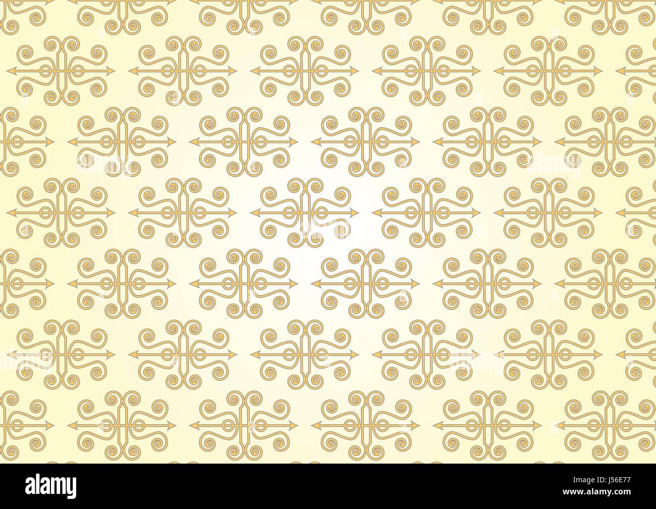 Vintage seamless pattern style on light yellow color background. Roman ...