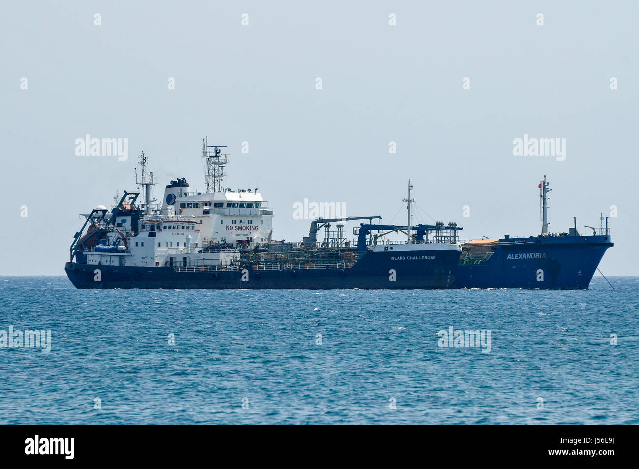 Cargo ship entering the Limassol port, Cyprus Stock Photo - Alamy