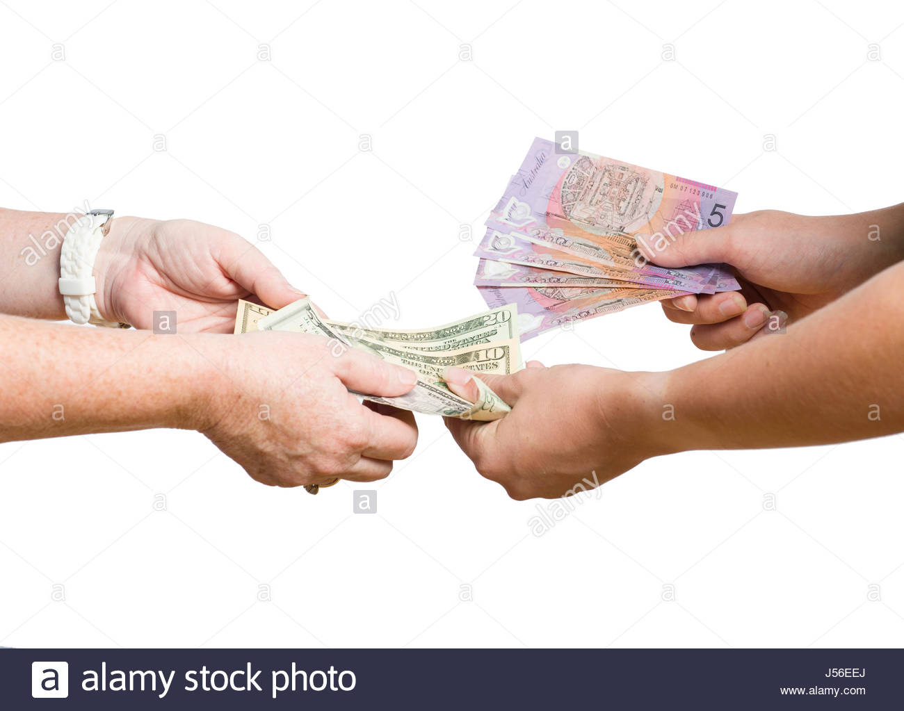 People Exchanging Money High Resolution Stock Photography and Images ...