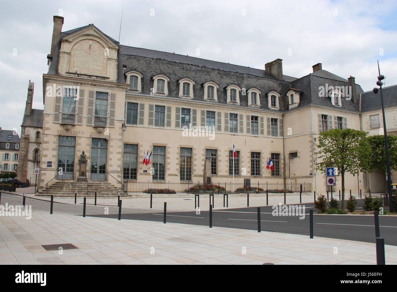 building in Quimperlé (France Stock Photo - Alamy