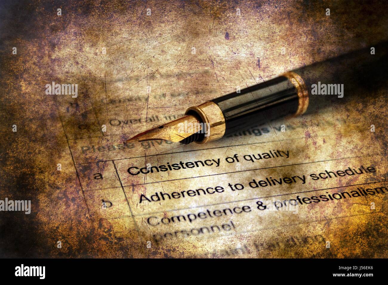 Survey form - quality control Stock Photo - Alamy