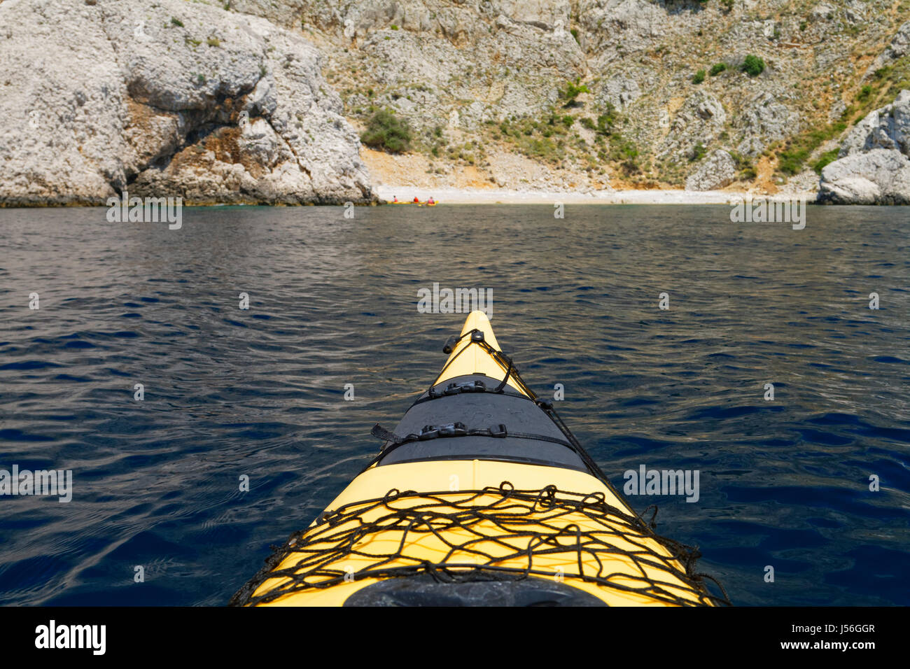 sea kayak in Croatia Stock Photo - Alamy