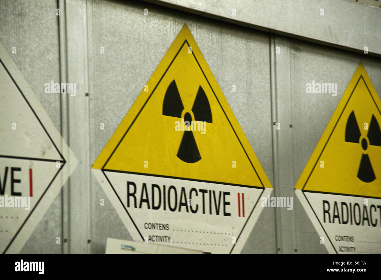 radioactive warning sign Stock Photo - Alamy