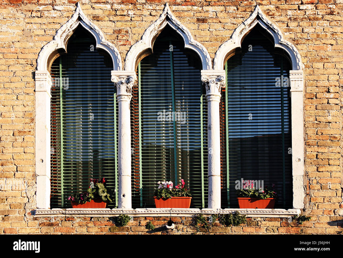 the three windows Stock Photo - Alamy