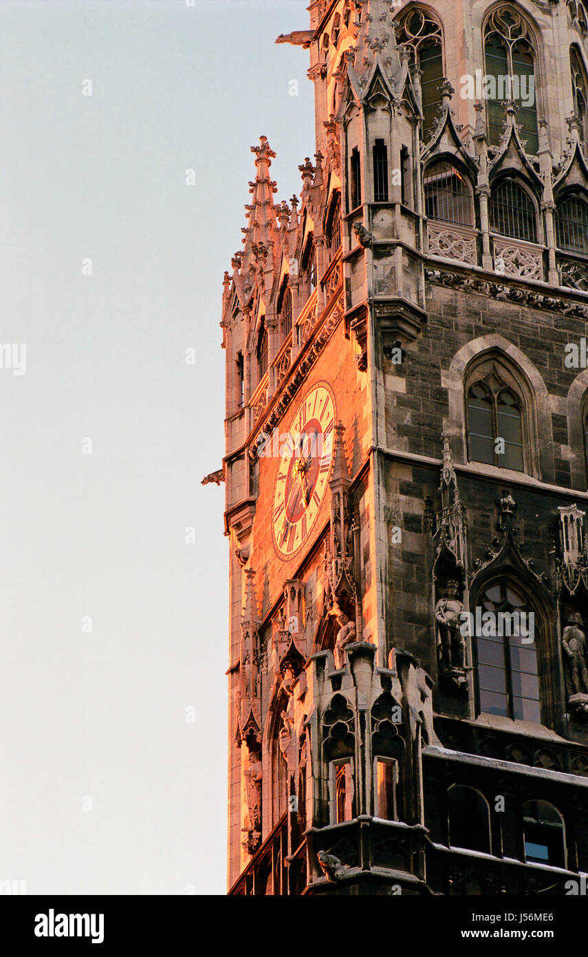 tower tourism clock bavaria sightseeing germany german federal republic ...