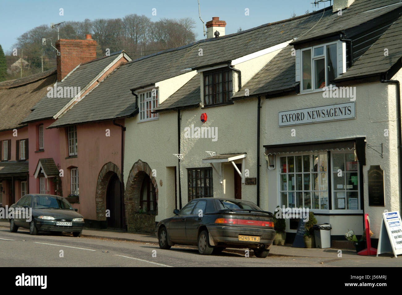 The Exmoor village of Exford, Somerset, UK Stock Photo - Alamy