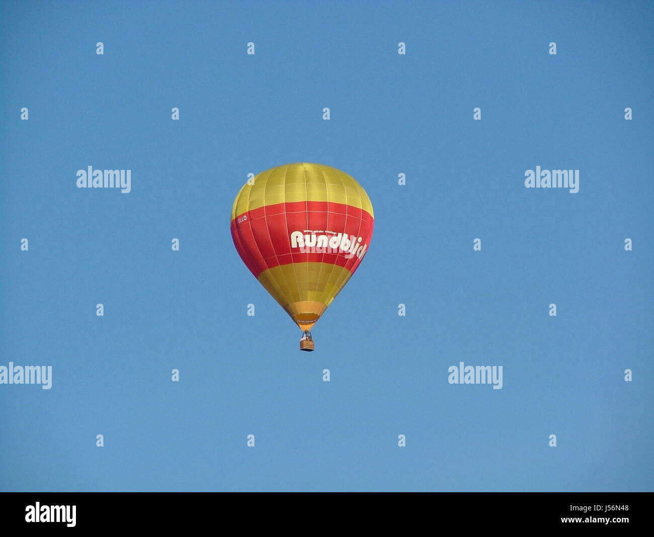 blue writing font typography balloon hot air balloon firmament sky red ...