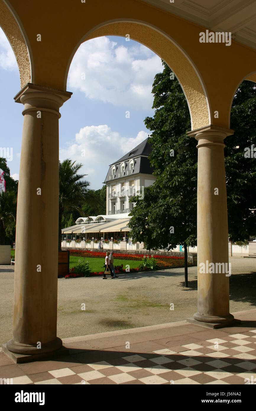 ambulatories spa gardens kurhaus lower saxony health resort archway ...