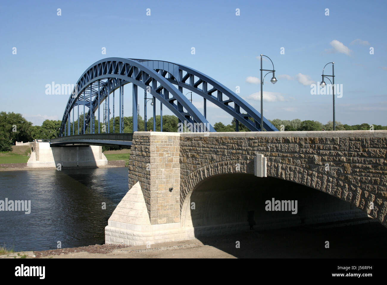 bridge in the side view Stock Photo - Alamy