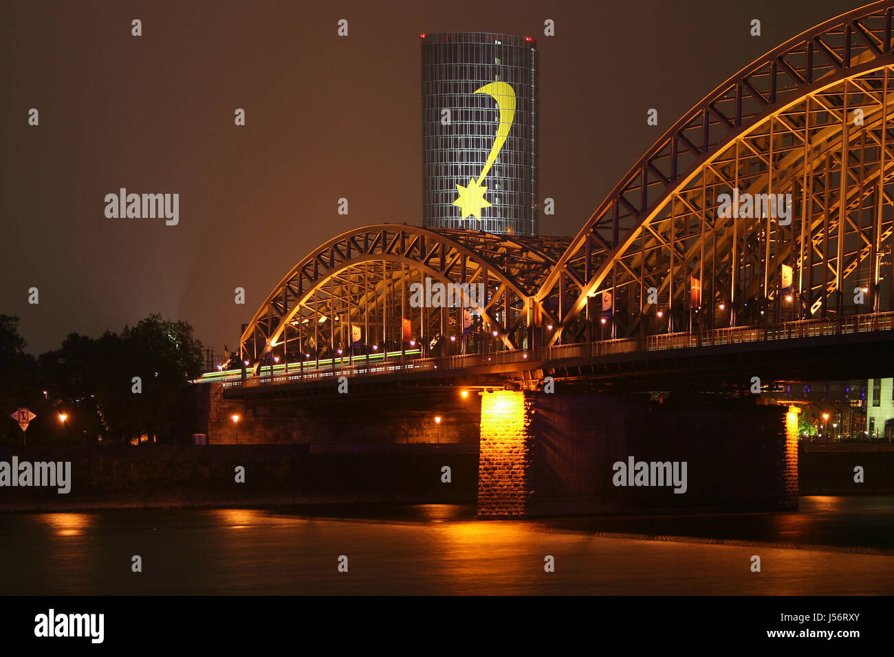 shooting star in cologne Stock Photo - Alamy