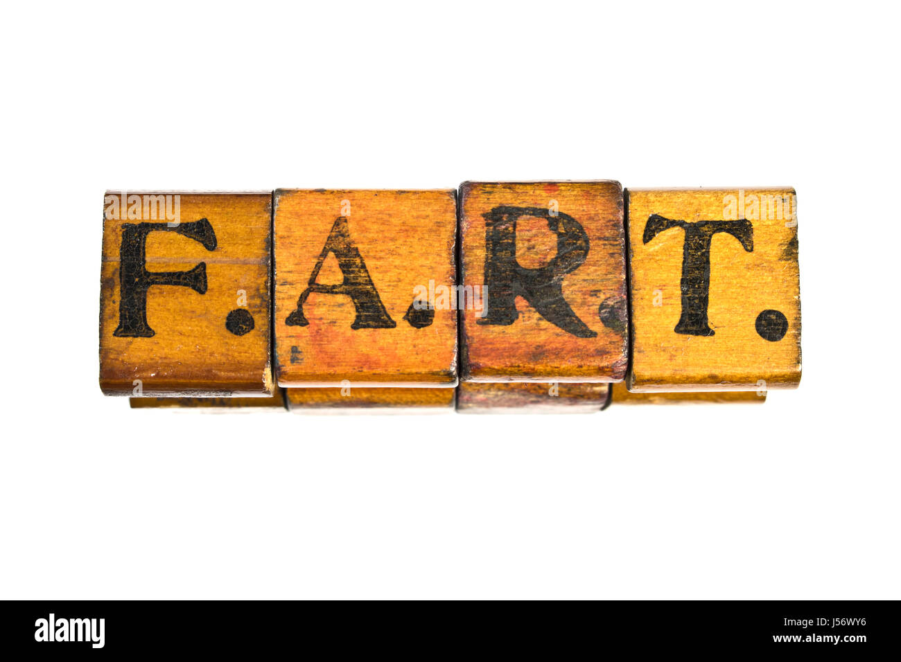 Fart Vintage Alphabet Font Wooden Block Prints Stock Photo - Alamy