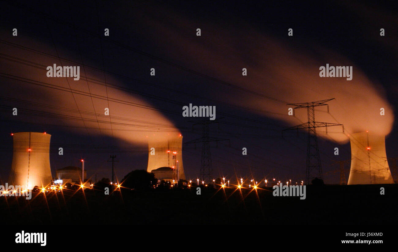 smoke smoking smokes fume night photograph lights france atom nuclear ...