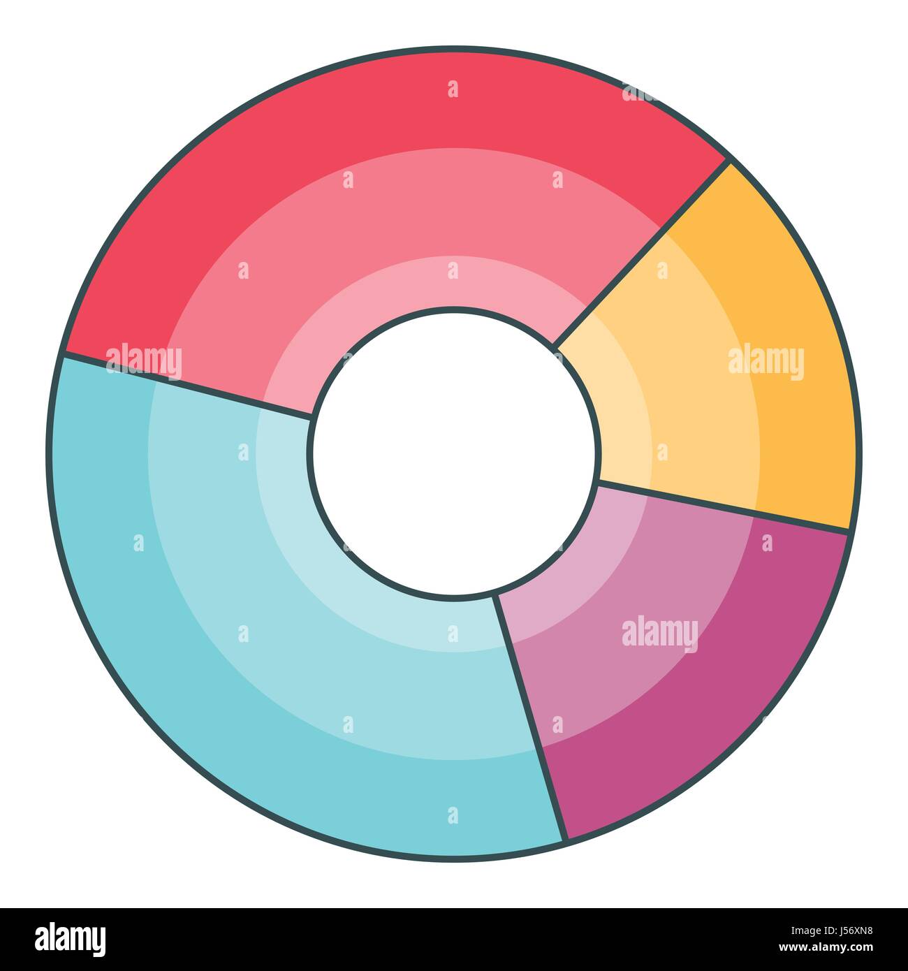 Pie chart icon, cartoon style Stock Vector Image & Art - Alamy