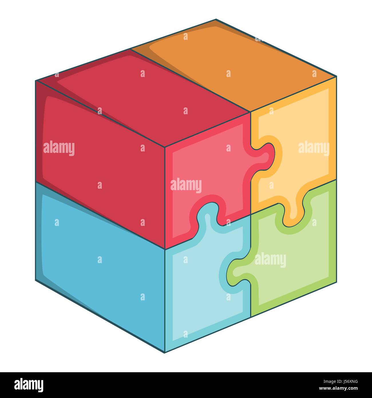 Cubical shape Cut Out Stock Images & Pictures - Alamy