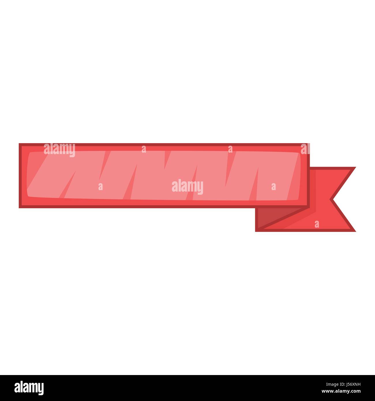 Red ribbon icon, cartoon style Stock Vector Image & Art - Alamy