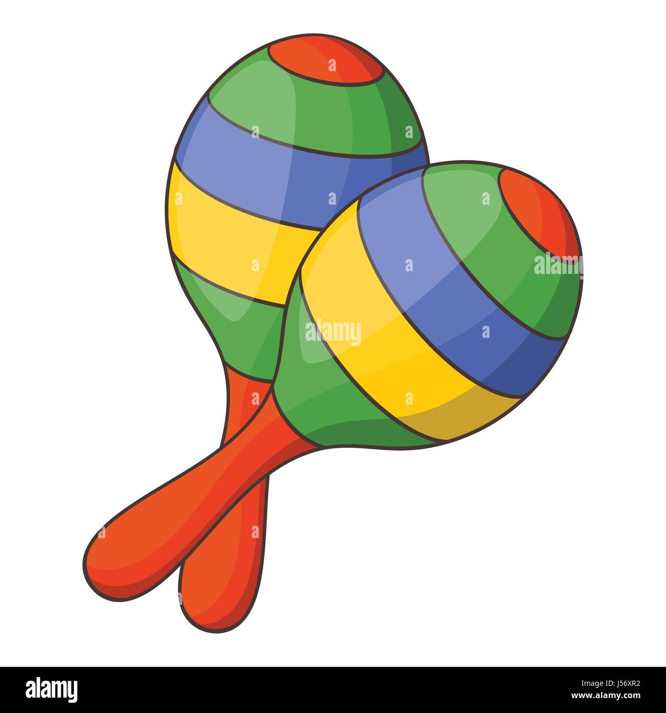 Maracas icon, cartoon style Stock Vector Image & Art - Alamy