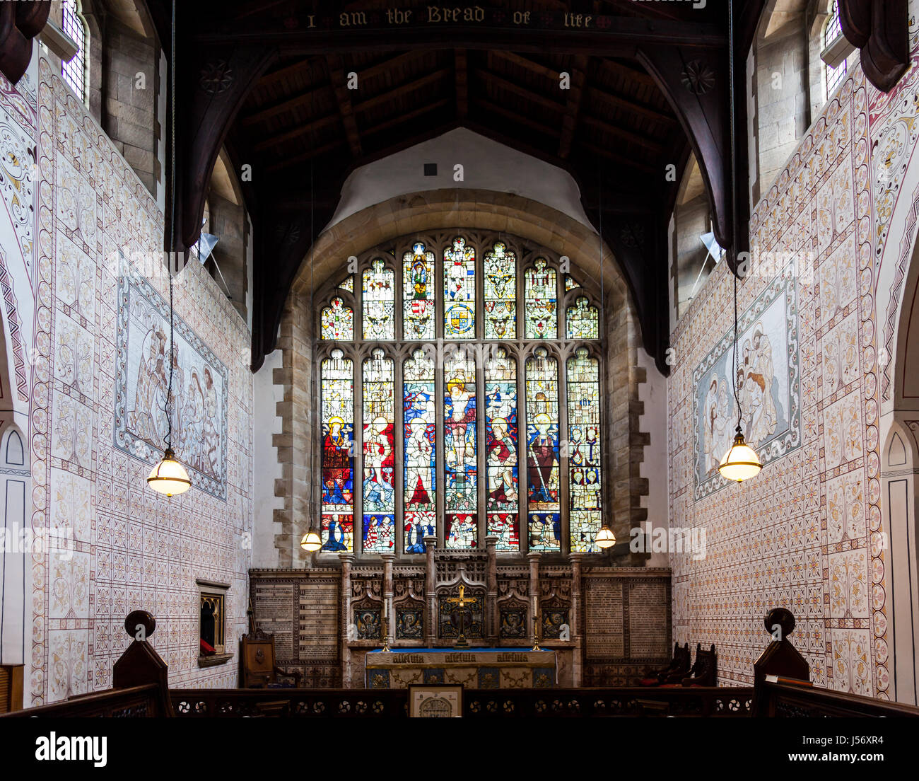 Stained glass windows at st martins church hi-res stock photography and ...