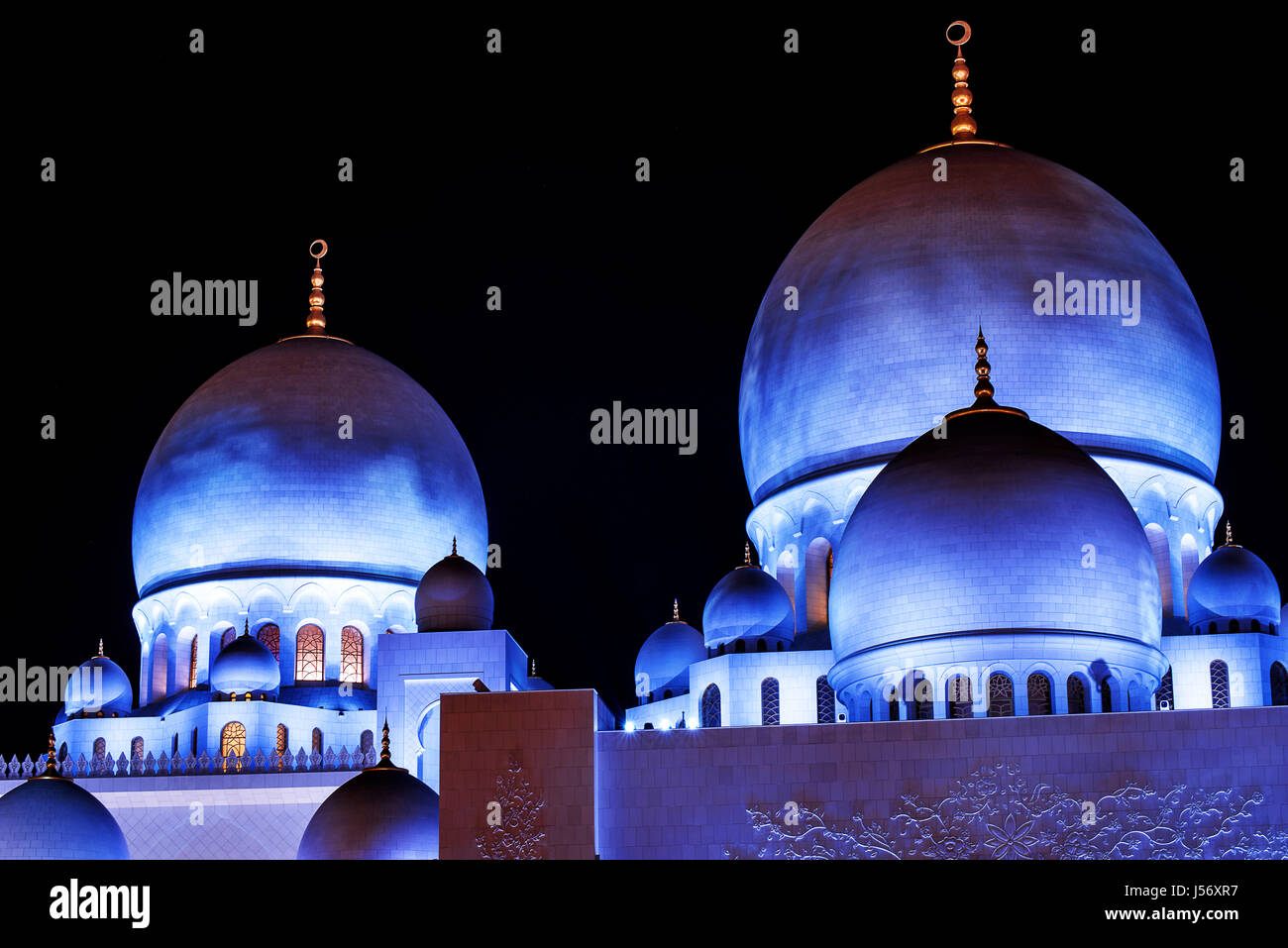Domes of Grand Mosque Stock Photo - Alamy
