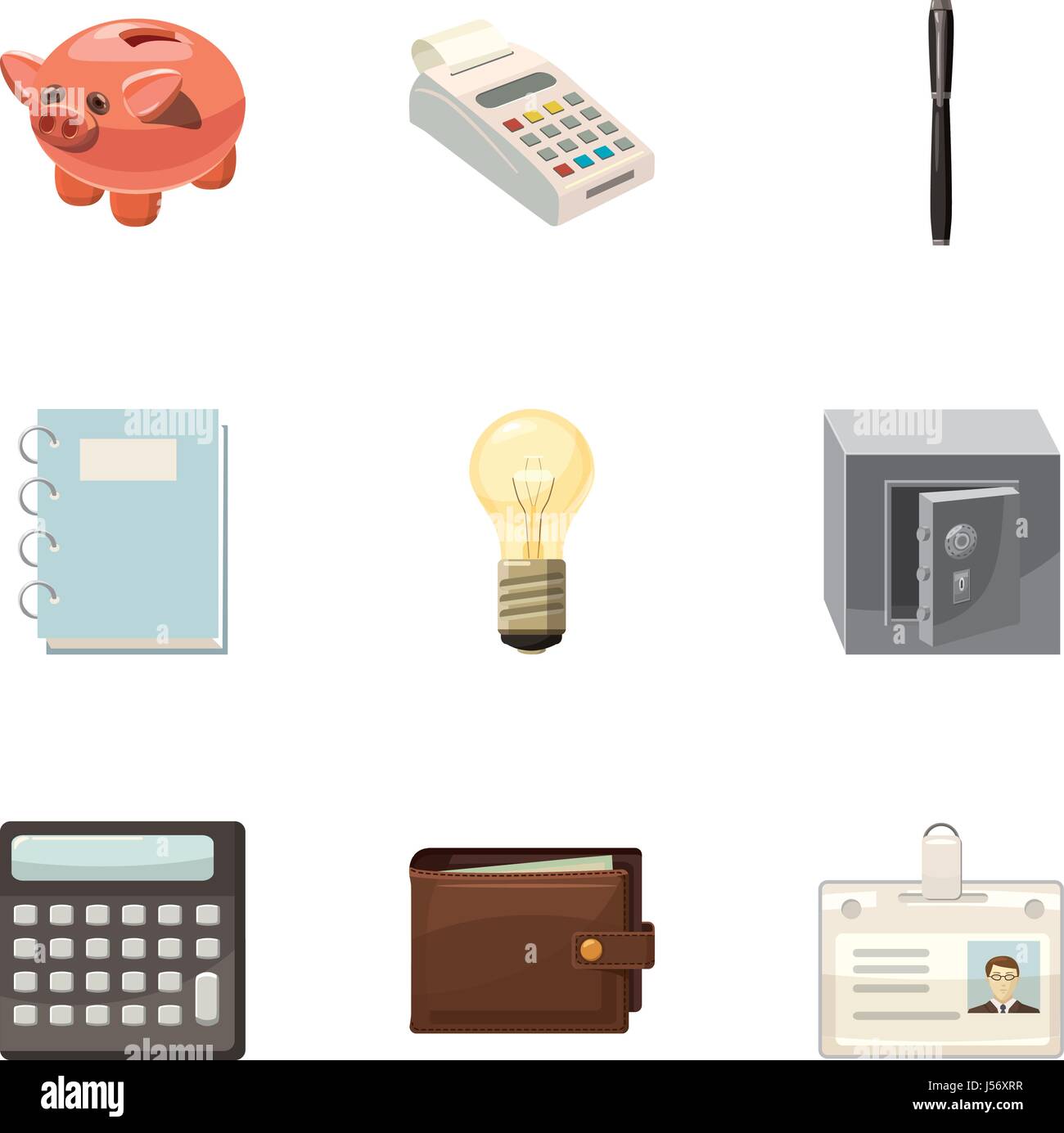 Firm icons set, cartoon style Stock Vector Image & Art - Alamy