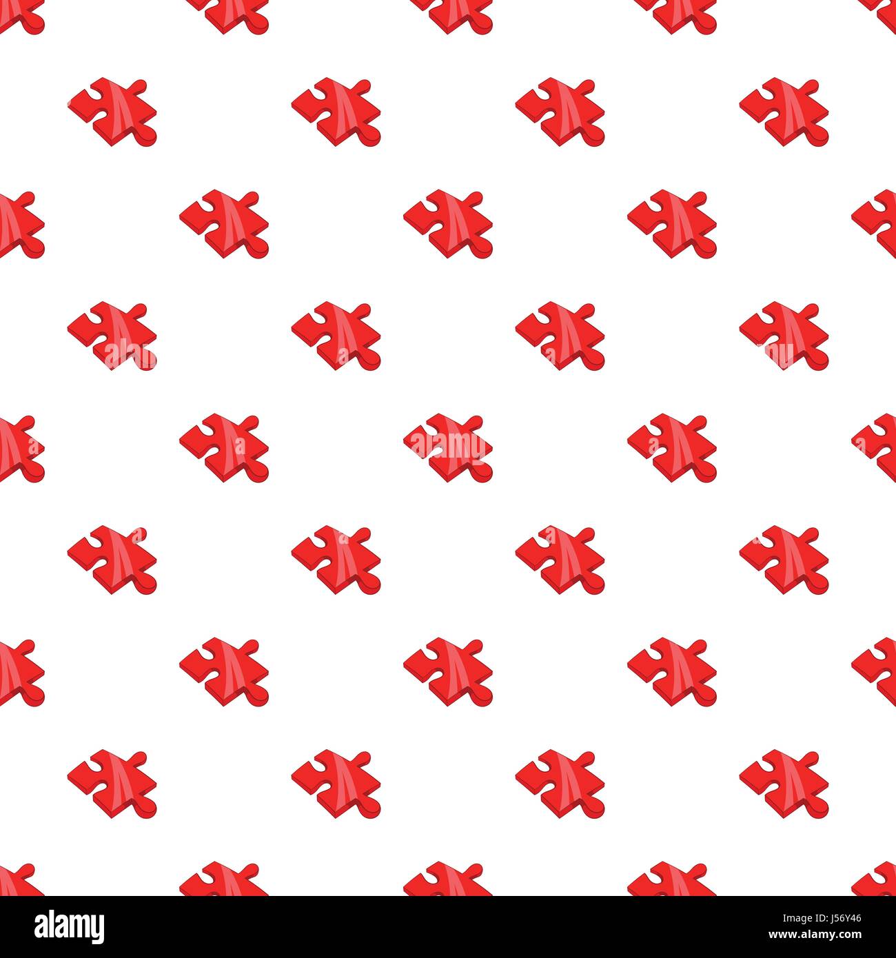 Piece of puzzle pattern, cartoon style Stock Vector Image & Art - Alamy