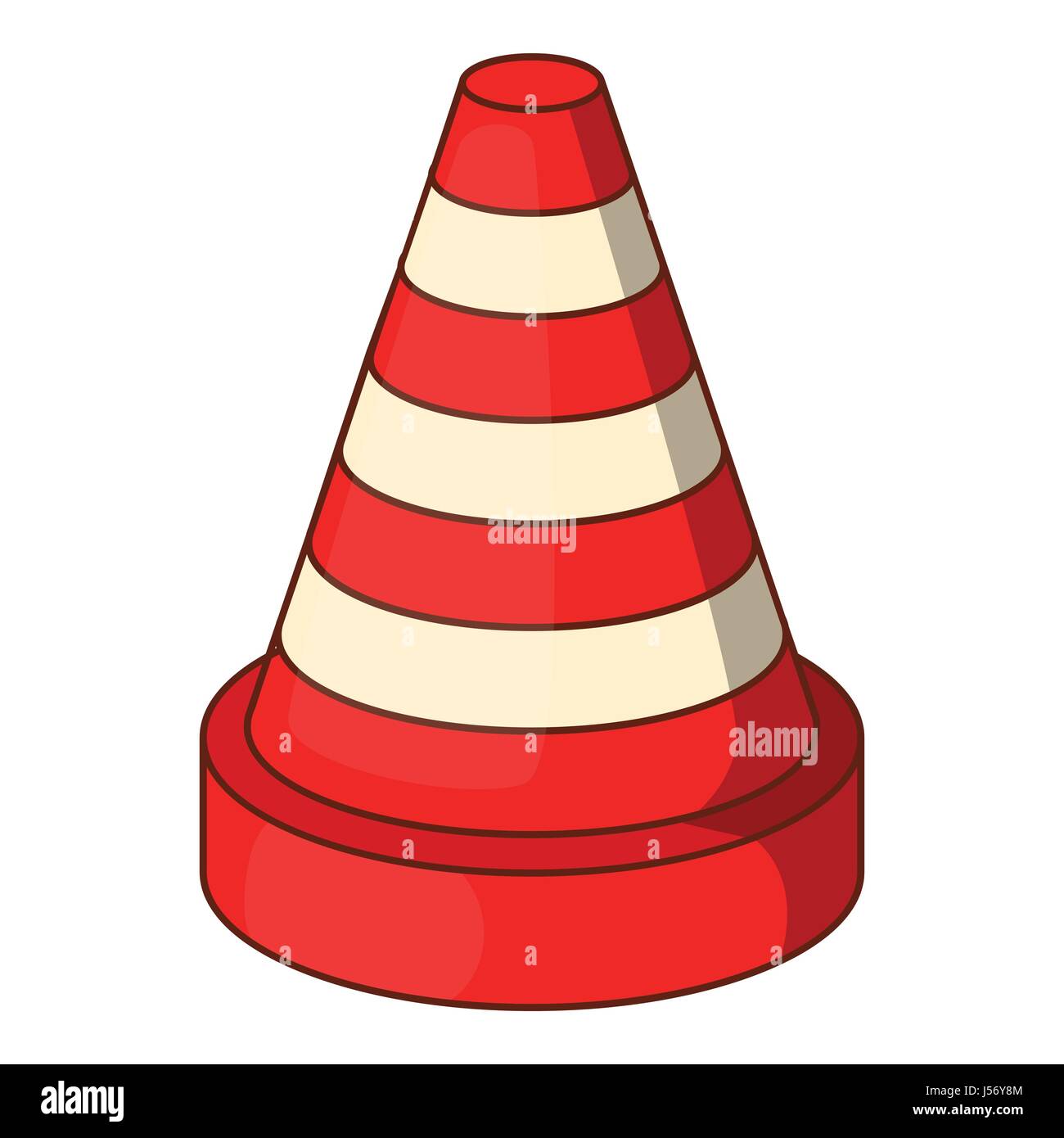 Traffic cone icon, cartoon style Stock Vector Image & Art - Alamy
