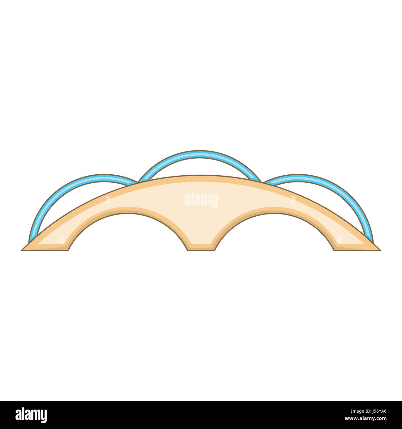 Small bridge icon, cartoon style Stock Vector Image & Art - Alamy