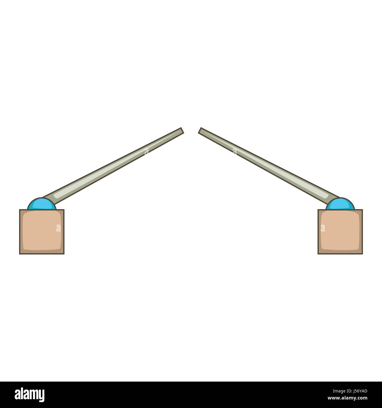 Drawbridge icon, cartoon style Stock Vector Image & Art - Alamy