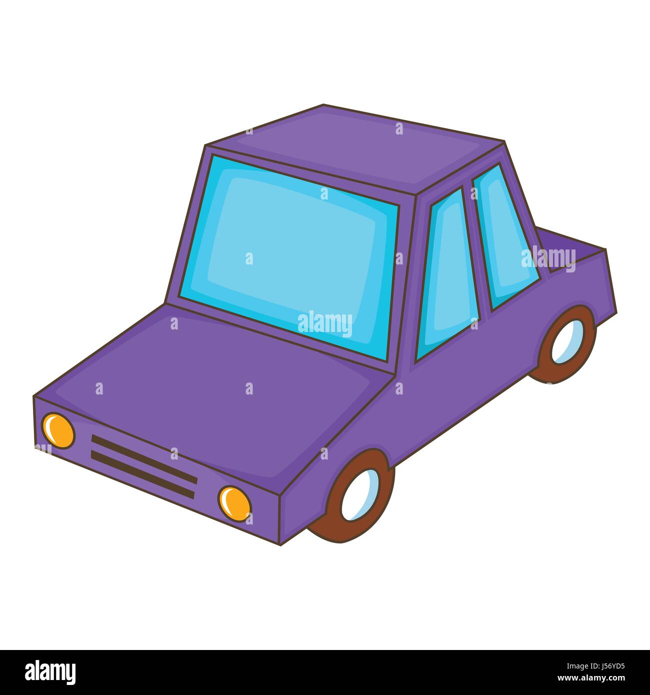 Car icon, cartoon style Stock Vector Image & Art - Alamy