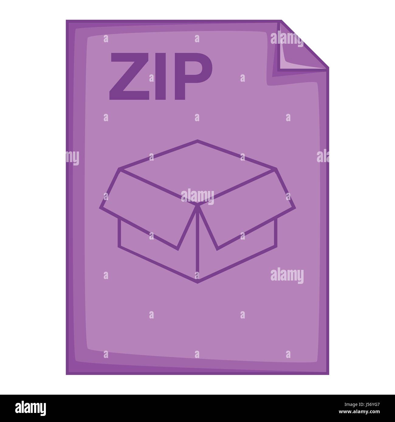 Cartoon zip file download Cut Out Stock Images & Pictures - Alamy