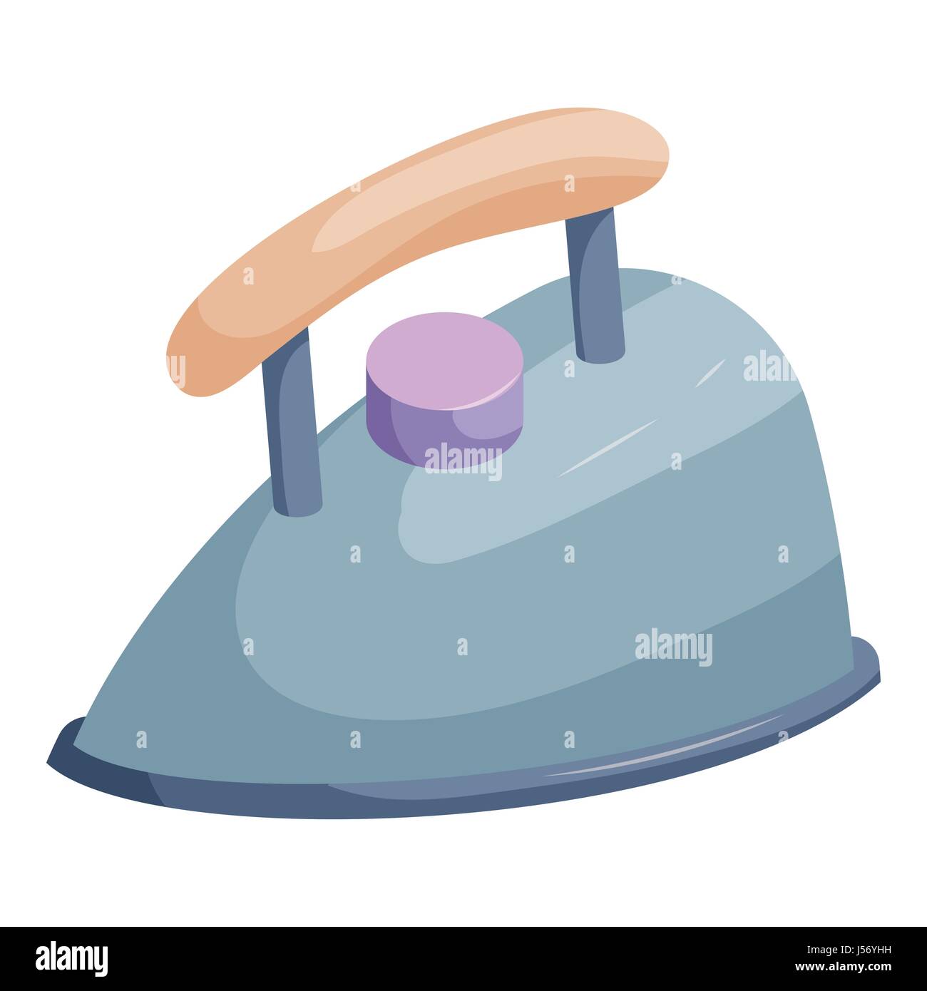 Steel iron icon, cartoon style Stock Vector Image & Art - Alamy