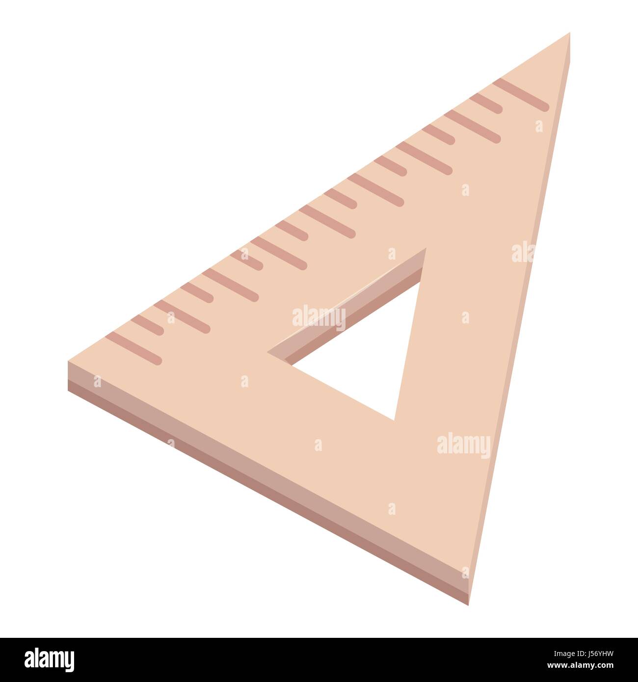 Wooden drafting triangle Stock Vector Images - Alamy