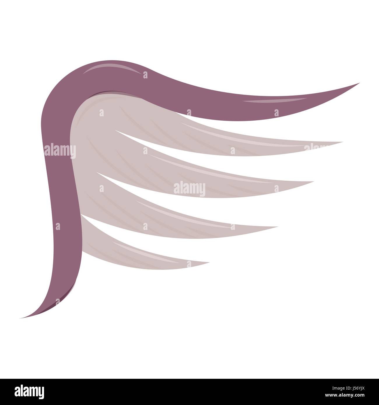 Bird wing icon, cartoon style Stock Vector Image & Art - Alamy