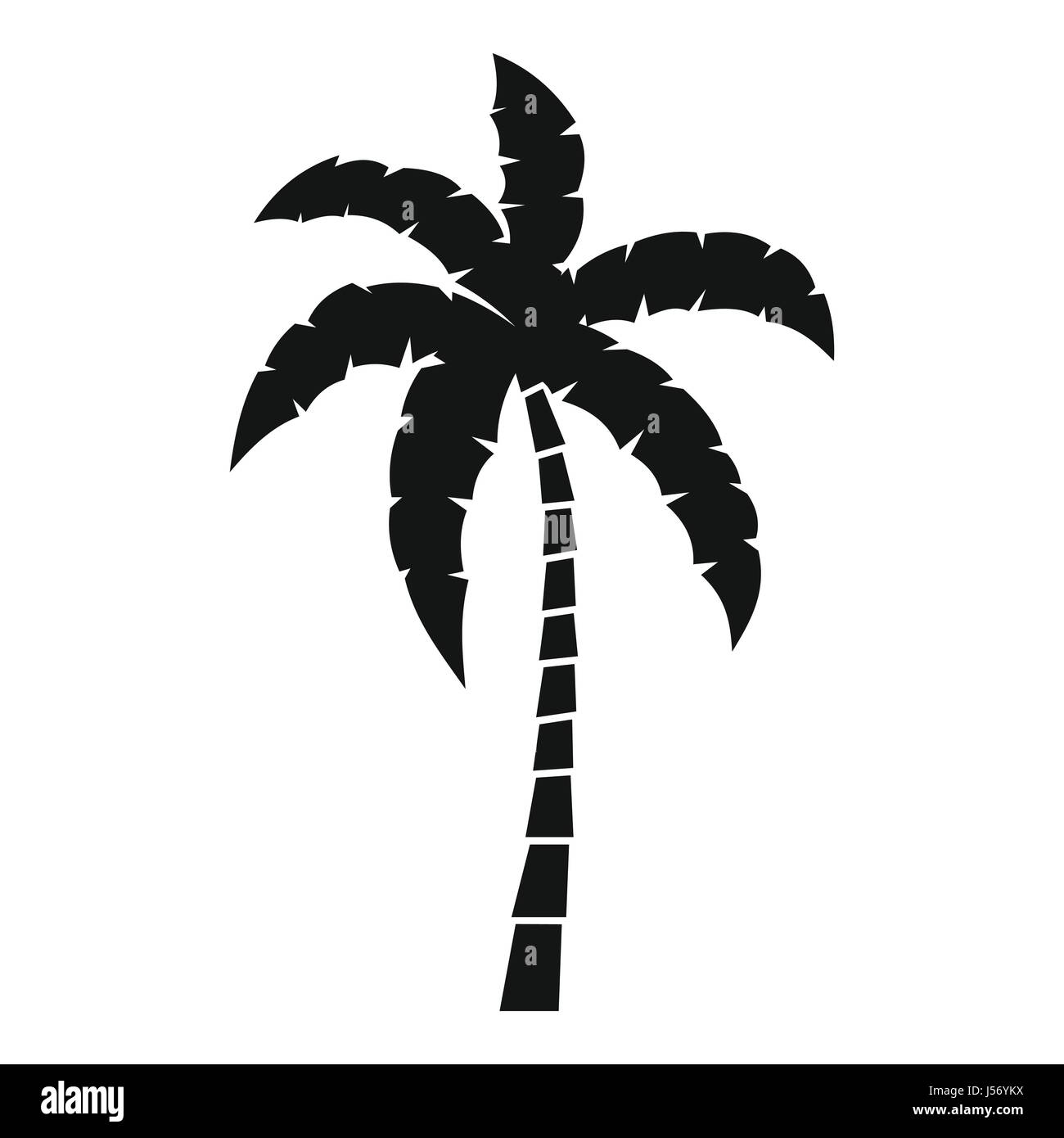Palm tree icon, simple style Stock Vector Image & Art - Alamy