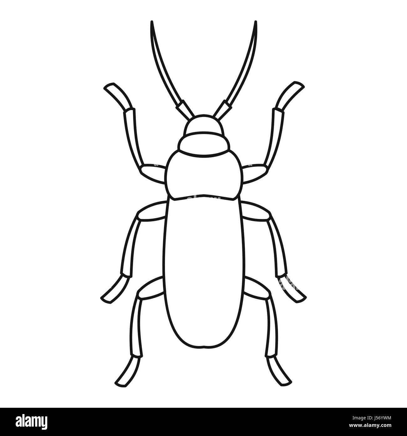 Beetle bug icon, outline style Stock Vector Image & Art - Alamy