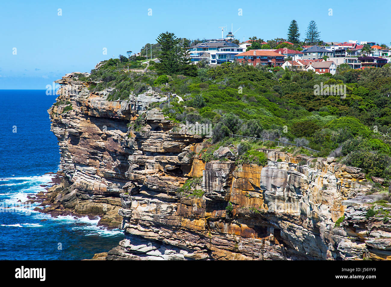 Gap Bluff Harbor National Park Sydney New South Wales Australia Stock ...