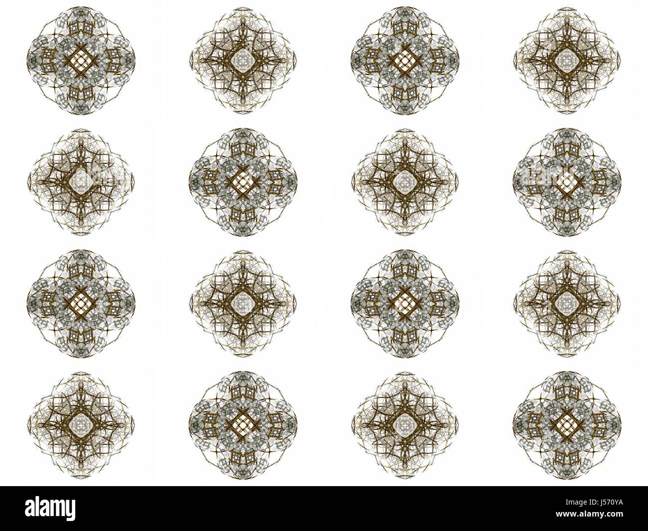 Seamless texture with 3D rendering abstract fractal gray pattern on a ...