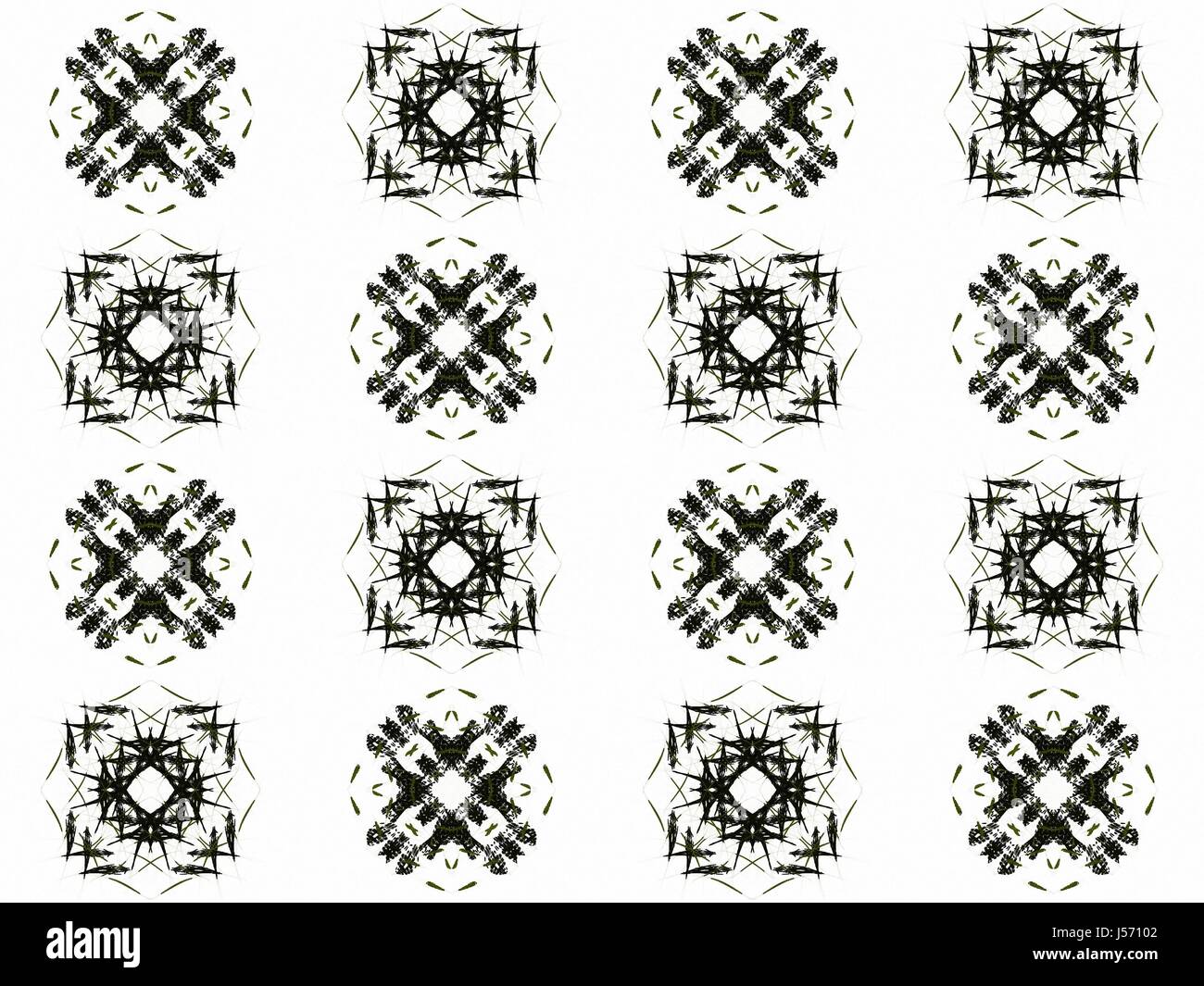 Seamless texture with 3D rendering abstract fractal gray pattern on a ...